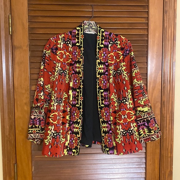 Soft Surroundings | Jackets & Coats | Soft Surroundings Ikat Jacket ...